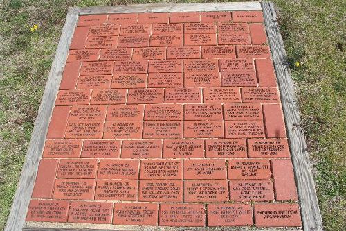 Engraved brick memorial area : Bricks R Us