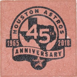 Houston Astros Anniversary Logo Brick : Bricks R Us