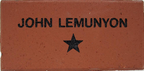 John Lemunyon Logo Brick : Bricks R Us